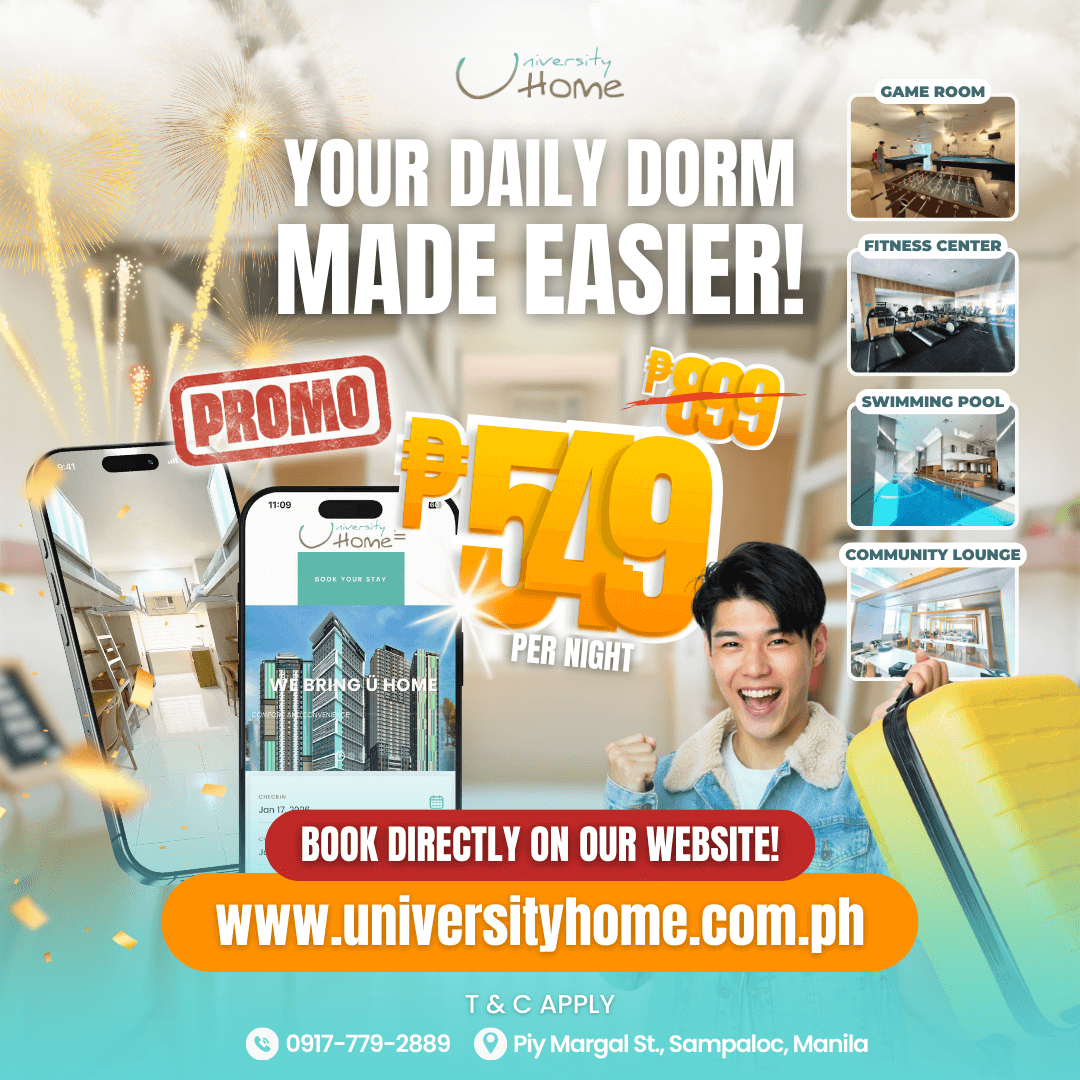 University Home (UHome) | Condo, Dorm, Hotel, Staycation Near UST, FEU ...